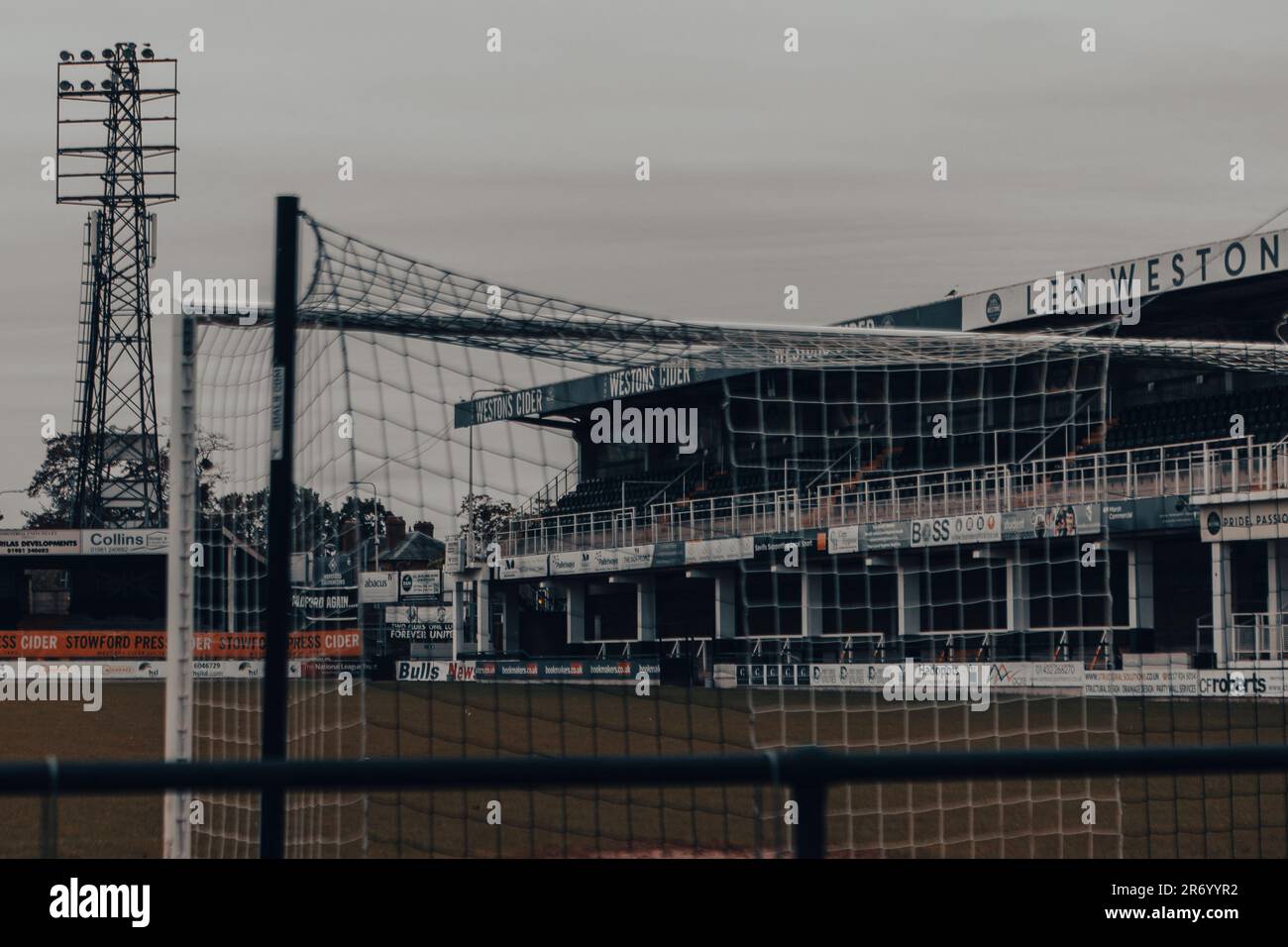 Edgar Street Football Stadium the home of Hereford FC Stock Photo - Alamy