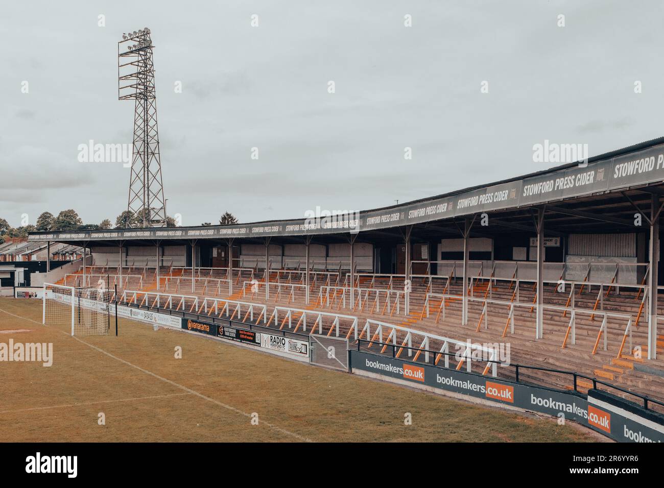 Edgar Street Football Stadium the home of Hereford FC Stock Photo - Alamy