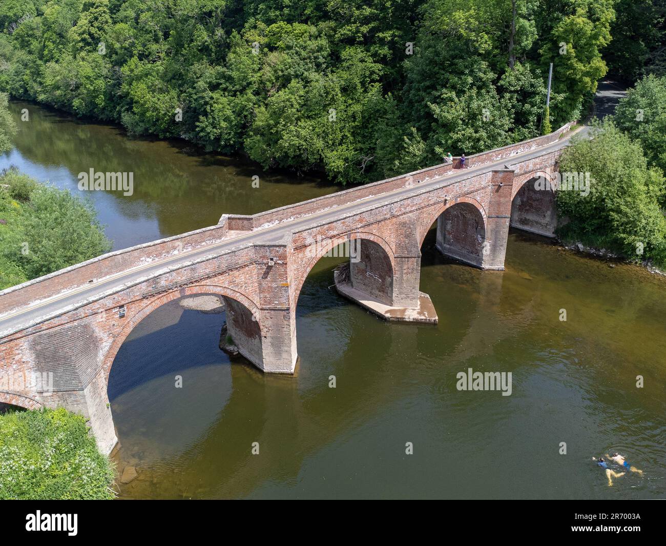 River wye hereford old bridge hi-res stock photography and images - Alamy