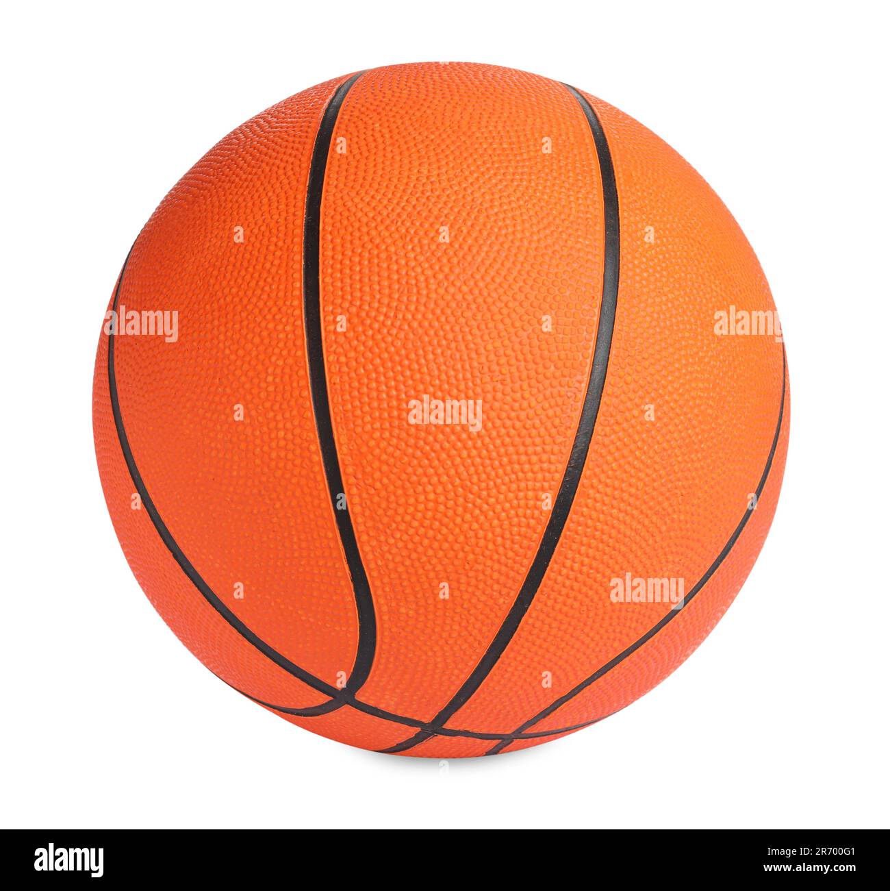 New orange basketball ball isolated on white Stock Photo - Alamy