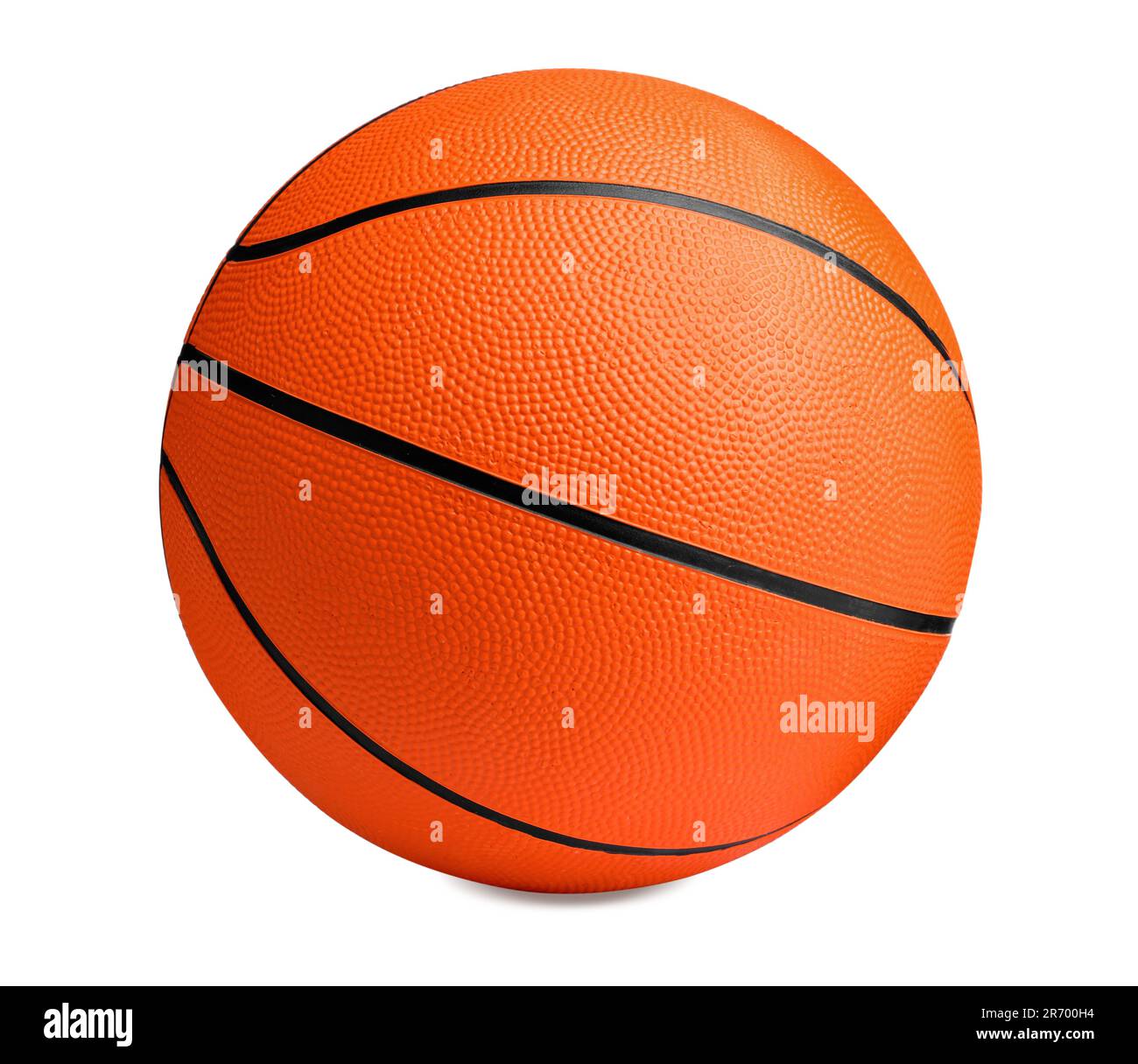 New orange basketball ball isolated on white Stock Photo - Alamy