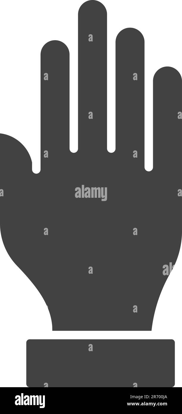 Hand icon vector image Stock Vector Image & Art - Alamy