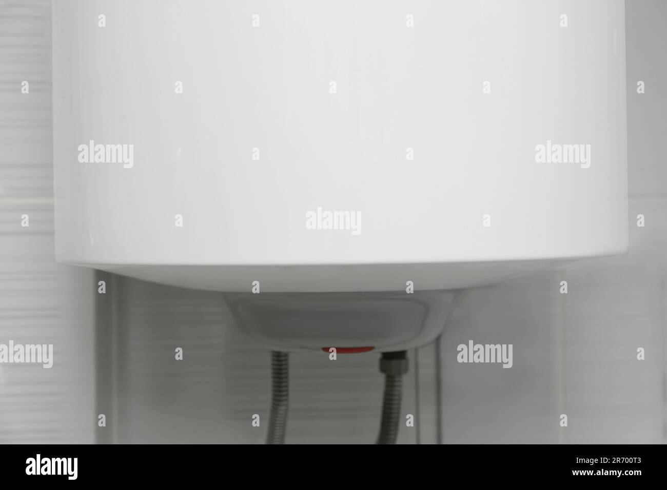 White water heating tank indoors. Boiler installation Stock Photo - Alamy