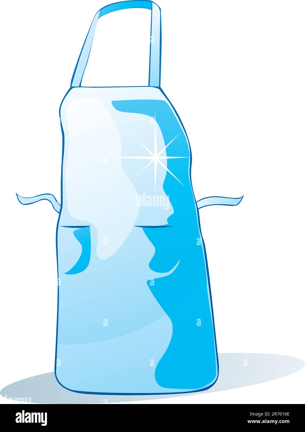 fully editable vector illustration of isolated apron Stock Vector Image ...