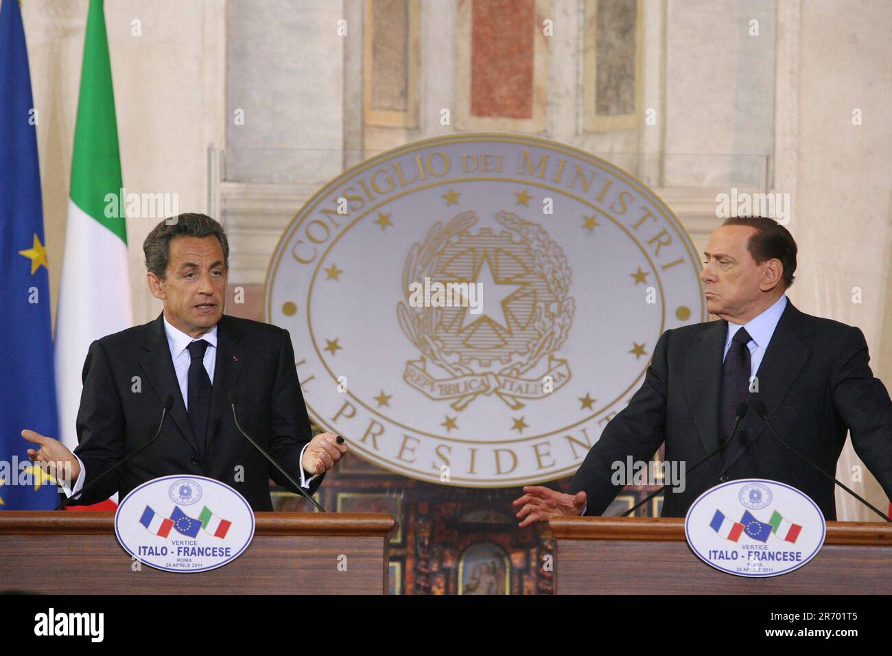 Photo Repertoire, Italy. 30th June, 2023. ITALO-FRENCH SUMMIT IN THE ...