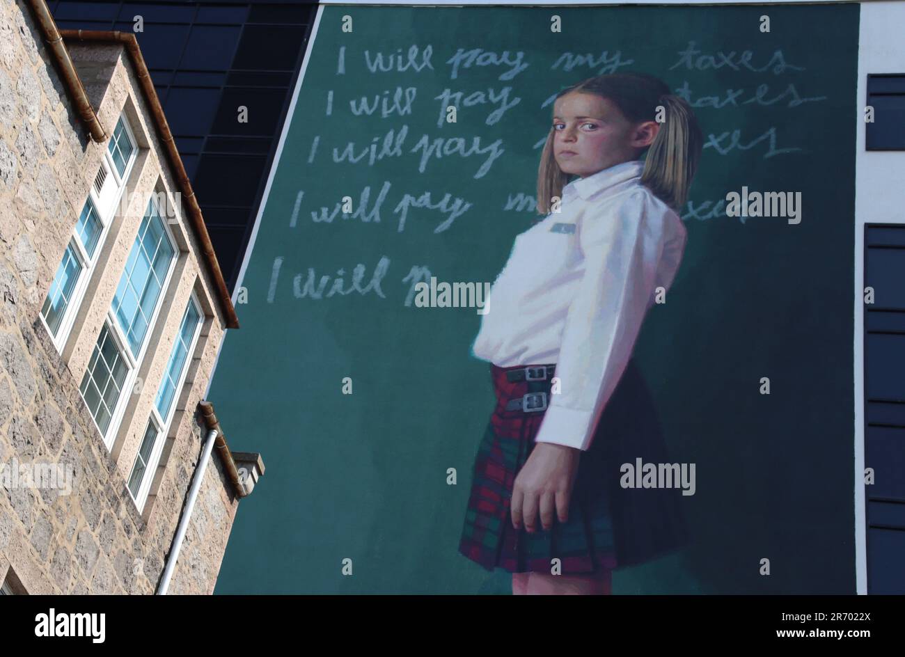 Nuart street art, Aberdeen Stock Photo - Alamy
