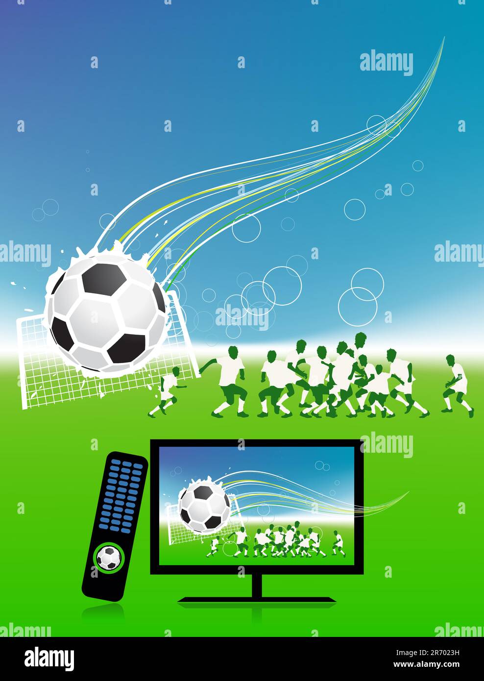 Football match Stock Vector Images - Alamy
