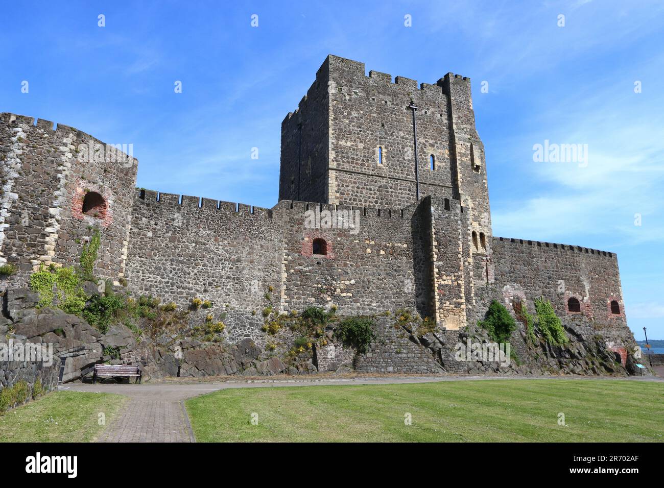 Stone tower antrim castle hi-res stock photography and images - Alamy