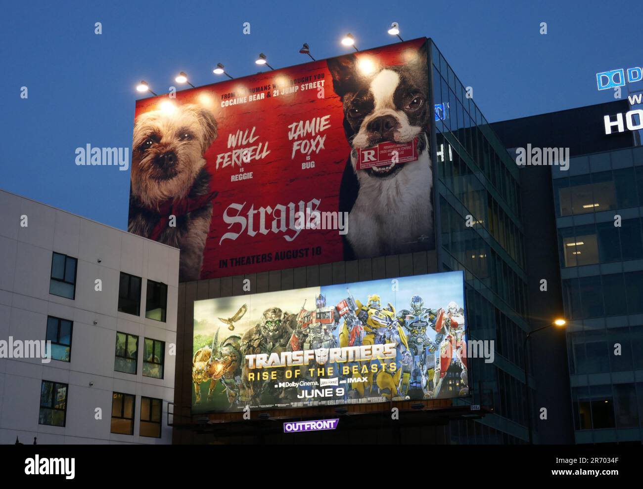Los Angeles, California, USA 9th June 2023 Stray Billboard and ...
