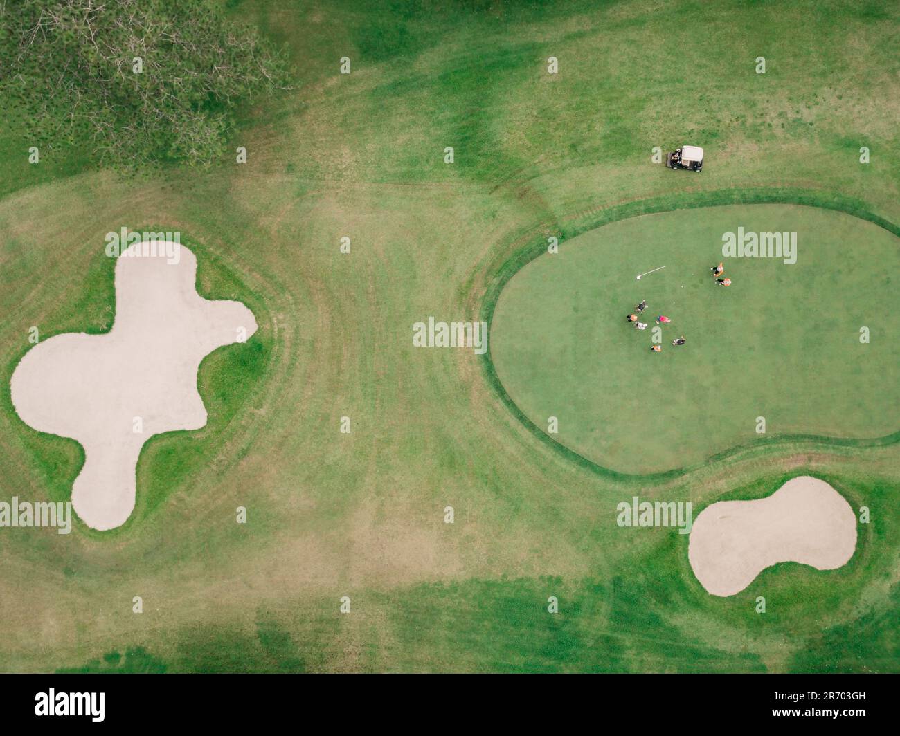 Aerial view of golf course, Bedugul, Bali, Indonesia Stock Photo - Alamy