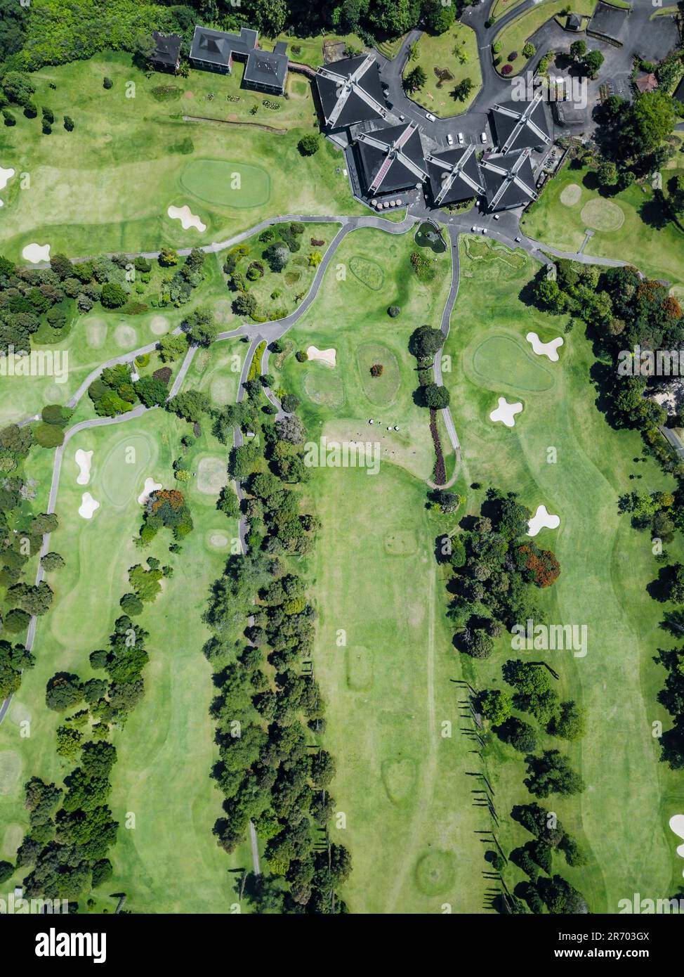Aerial view of golf course, Bedugul, Bali, Indonesia Stock Photo - Alamy