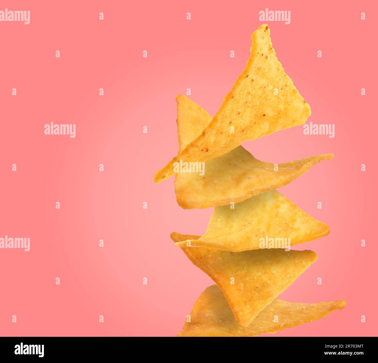 Unhealthy food tortilla chips falling hi-res stock photography and ...
