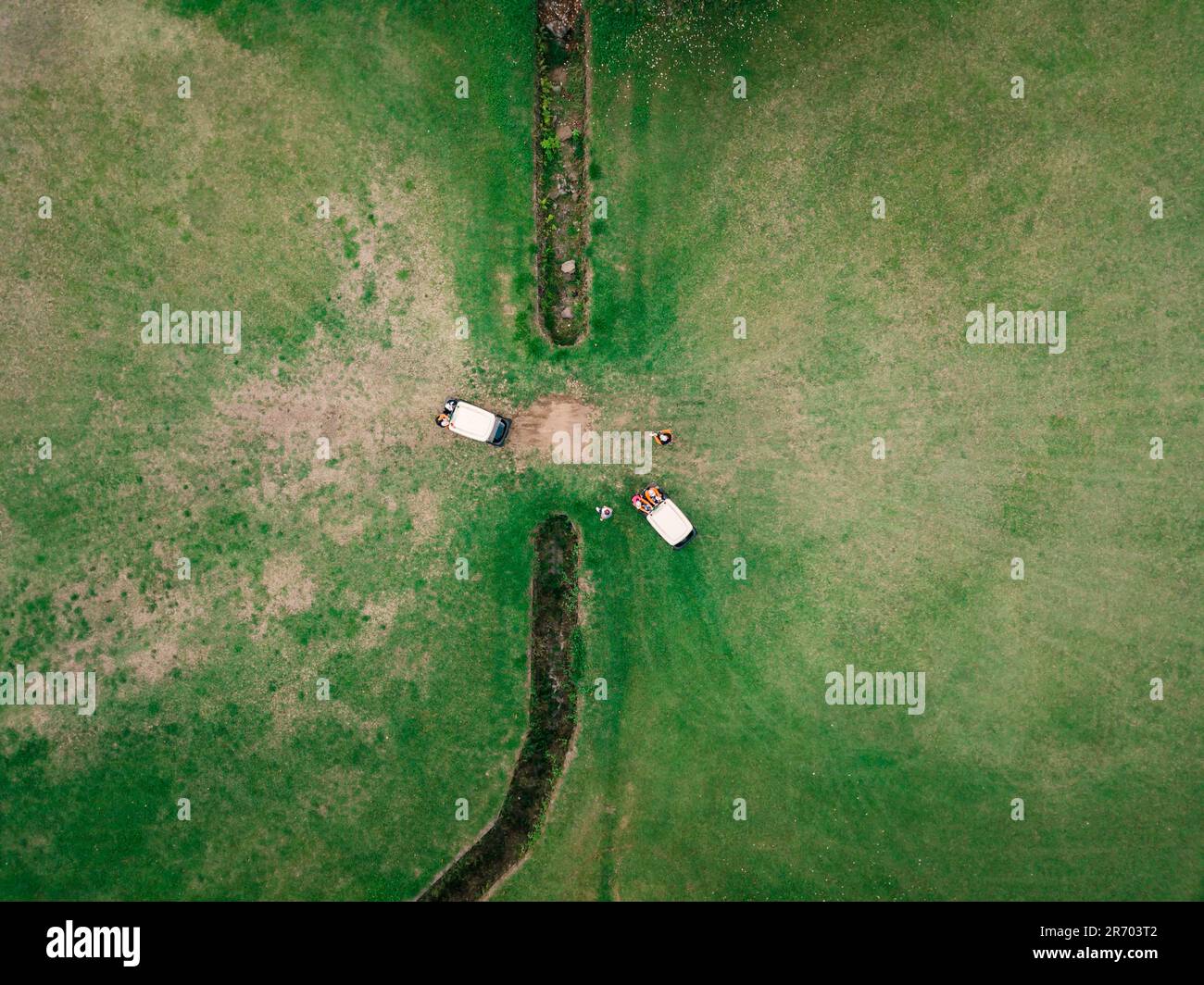 Aerial view of golf course, Bedugul, Bali, Indonesia Stock Photo - Alamy