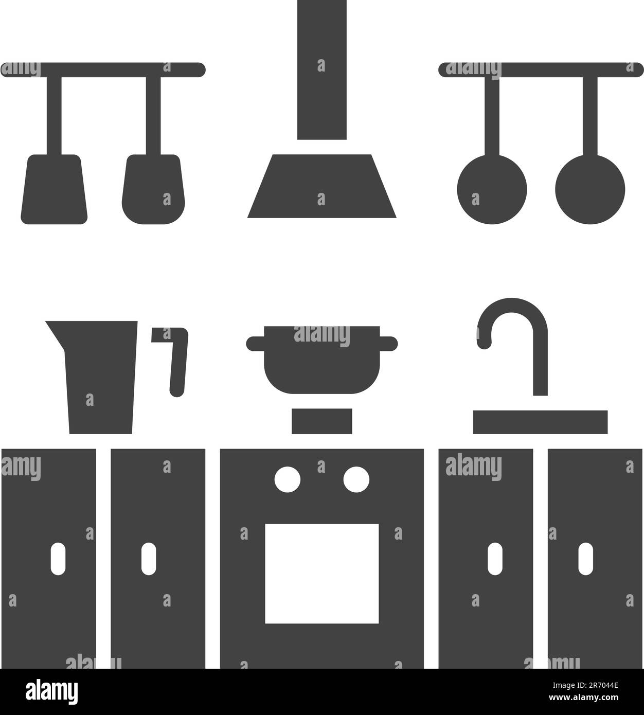 Kitchen operations Stock Vector Images - Alamy