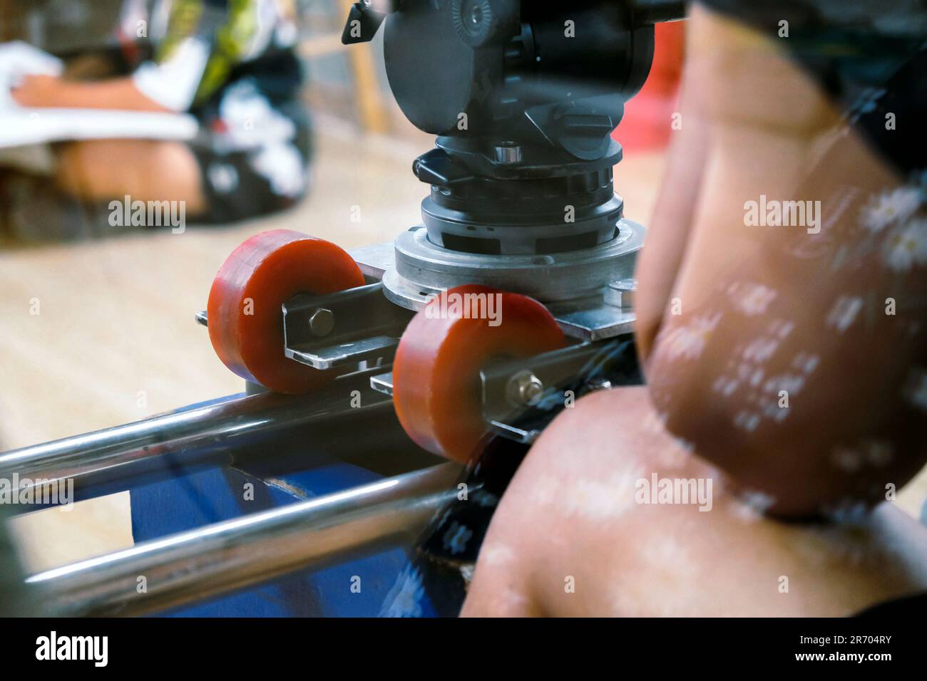 Cameraman behind camera in studio hi-res stock photography and images ...