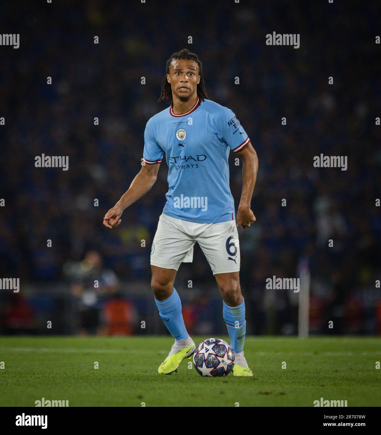 Istanbul, Turkey. 10th Jun 2023. Nathan Ake (City) Manchester City ...