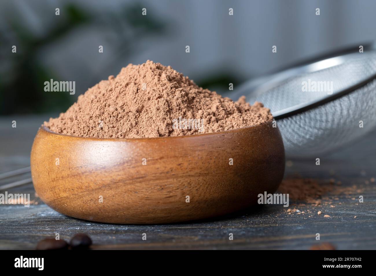 Cocoa powder is used in cooking in the preparation of chocolate and ...