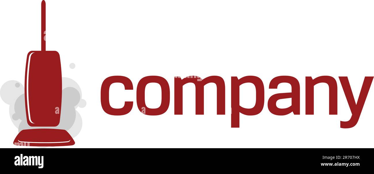 Vacuum cleaner logo for house cleaning service company Stock Vector ...