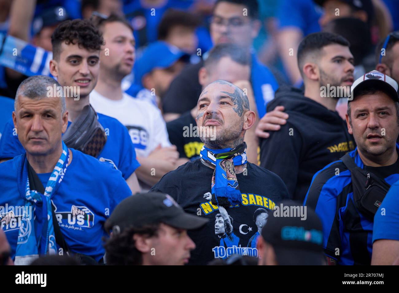 Istanbul, Turkey. 10th Jun 2023. Inter Fans im Atatürk Olympia Stadion ...