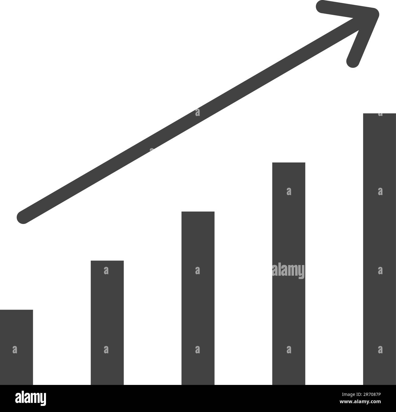 Growth icon vector image Stock Vector Image & Art - Alamy