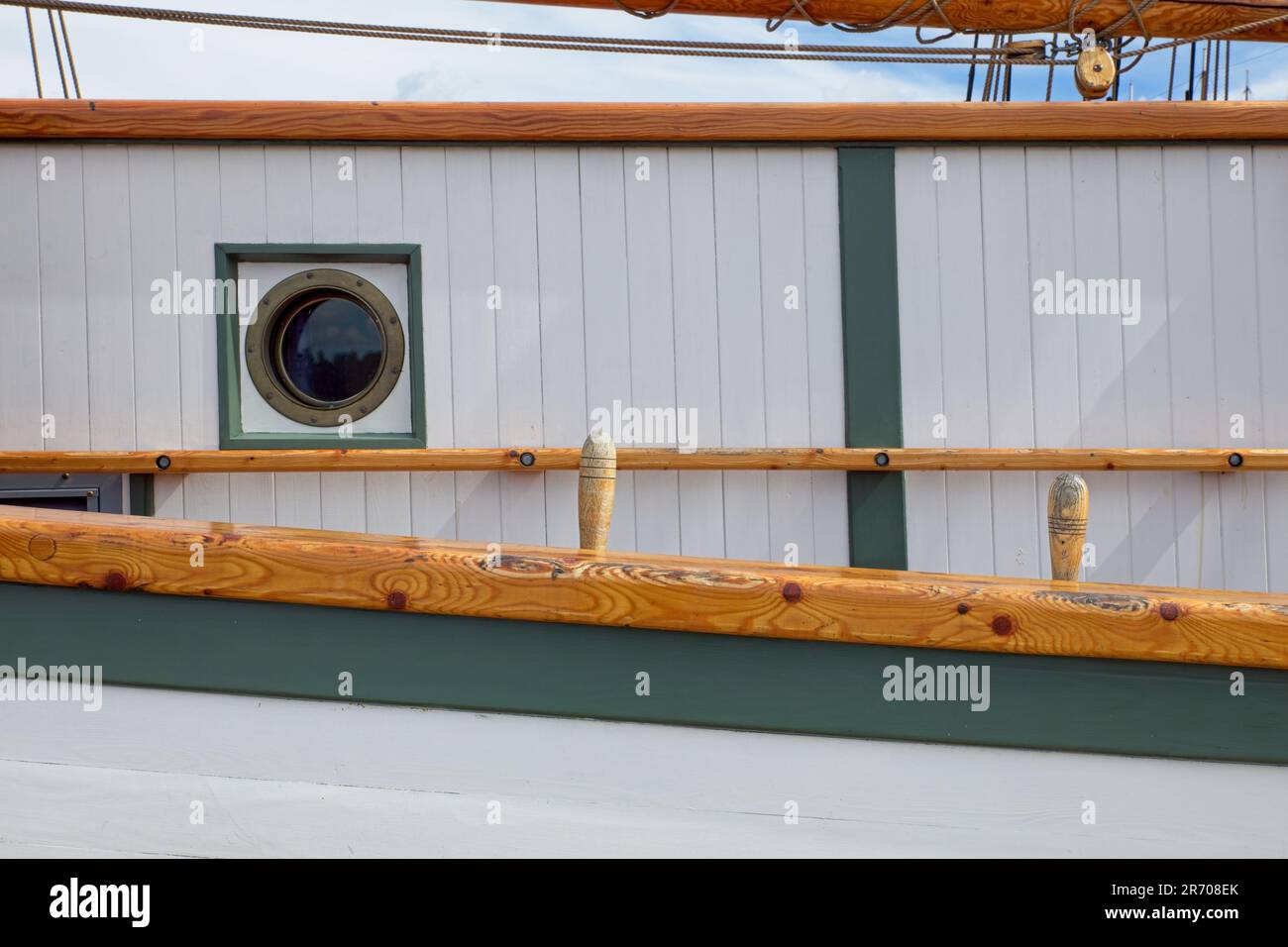 Round porthole window on old ship Stock Photo - Alamy