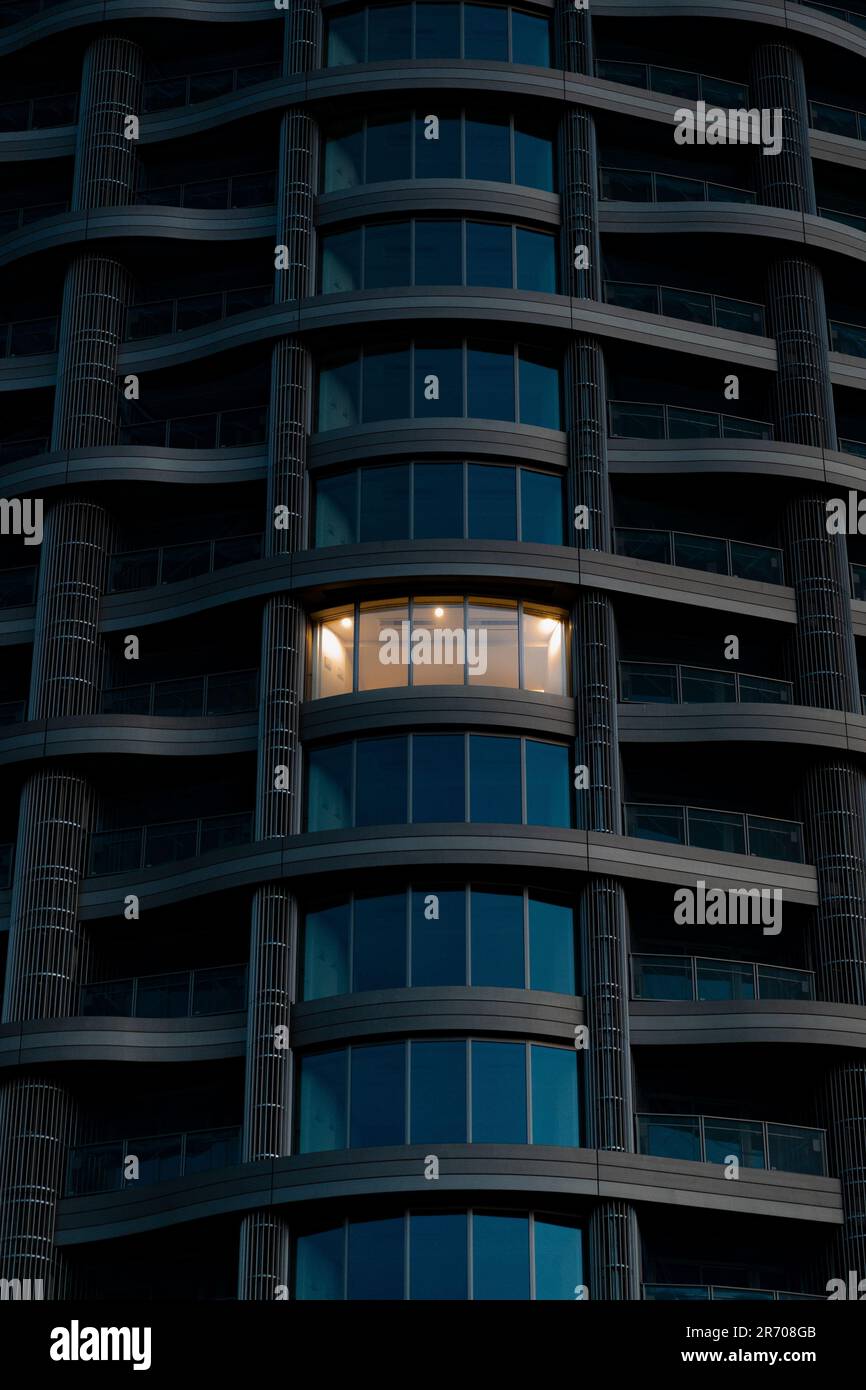 An exterior of high rise residential building Stock Photo - Alamy