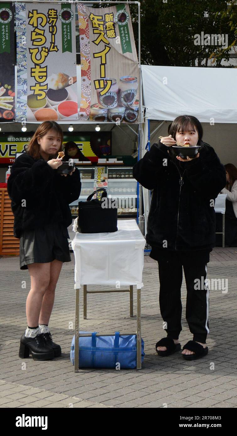 Ramen food festival at the Hisaya Odori park in Nagoya, Japan Stock ...