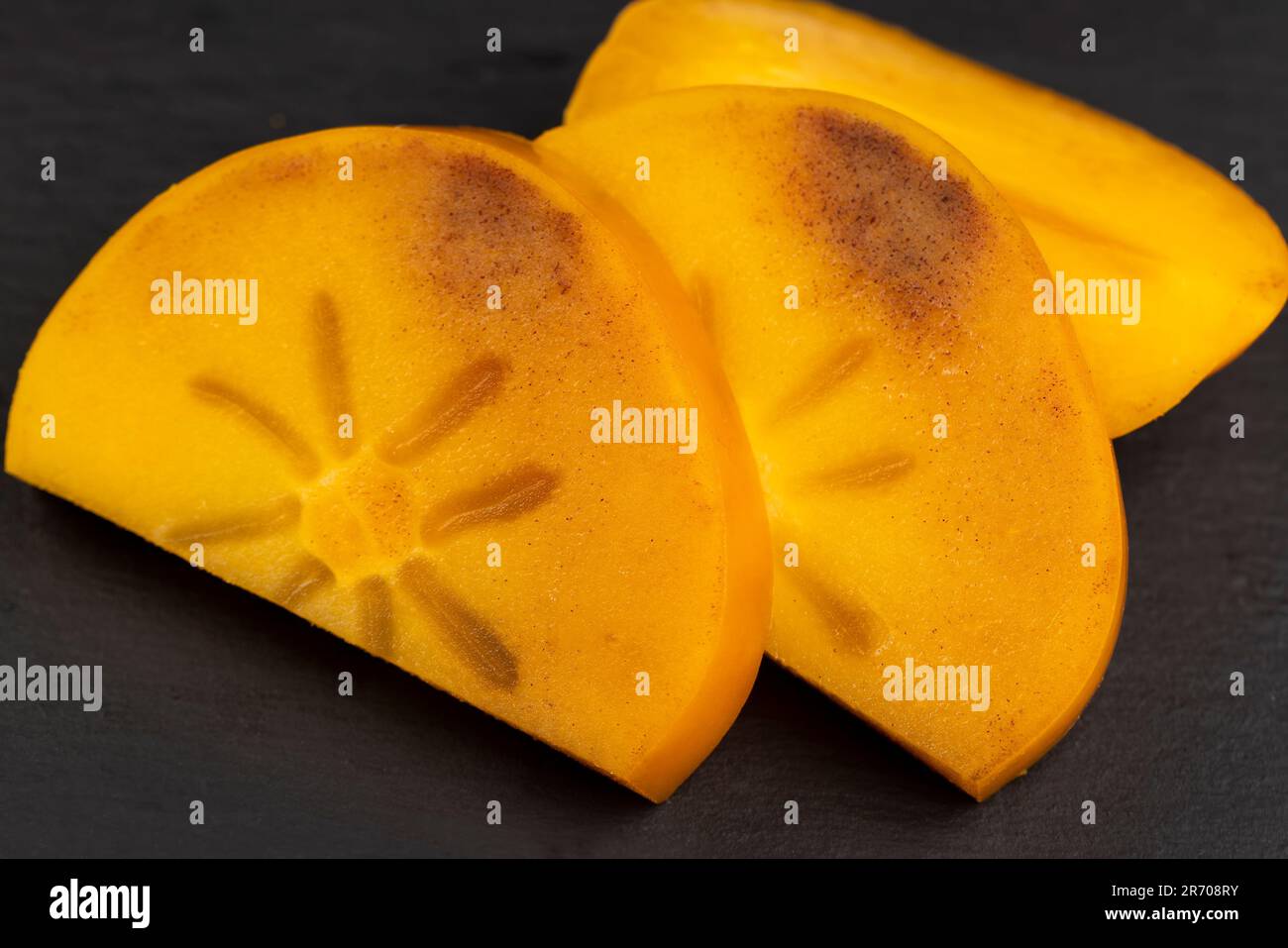 Old long - lying persimmon with dark spots , delicious homemade ...