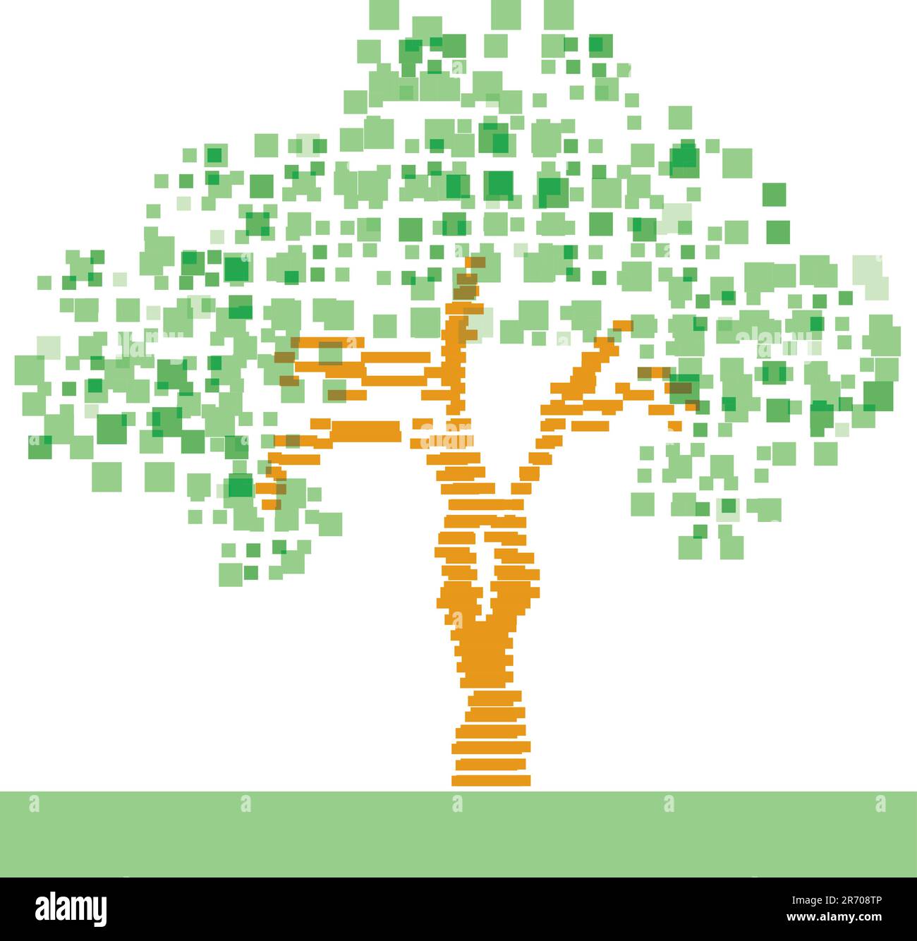 Tree abstract vector illustration Stock Vector Image & Art - Alamy