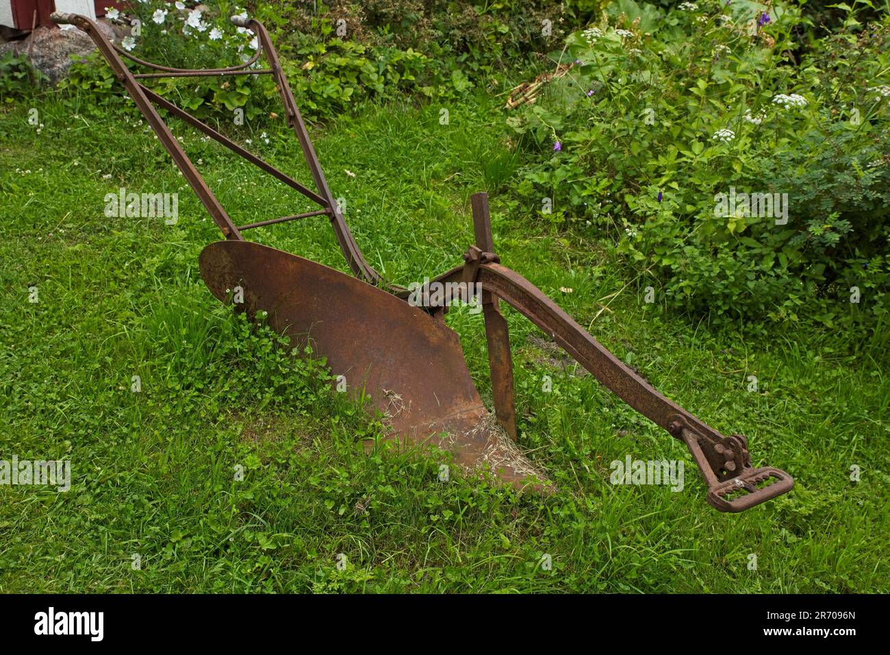 Old plough hi-res stock photography and images - Alamy