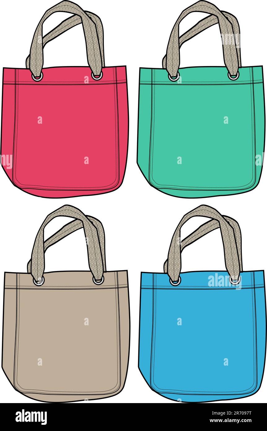 Soft handbag Stock Vector Images - Alamy
