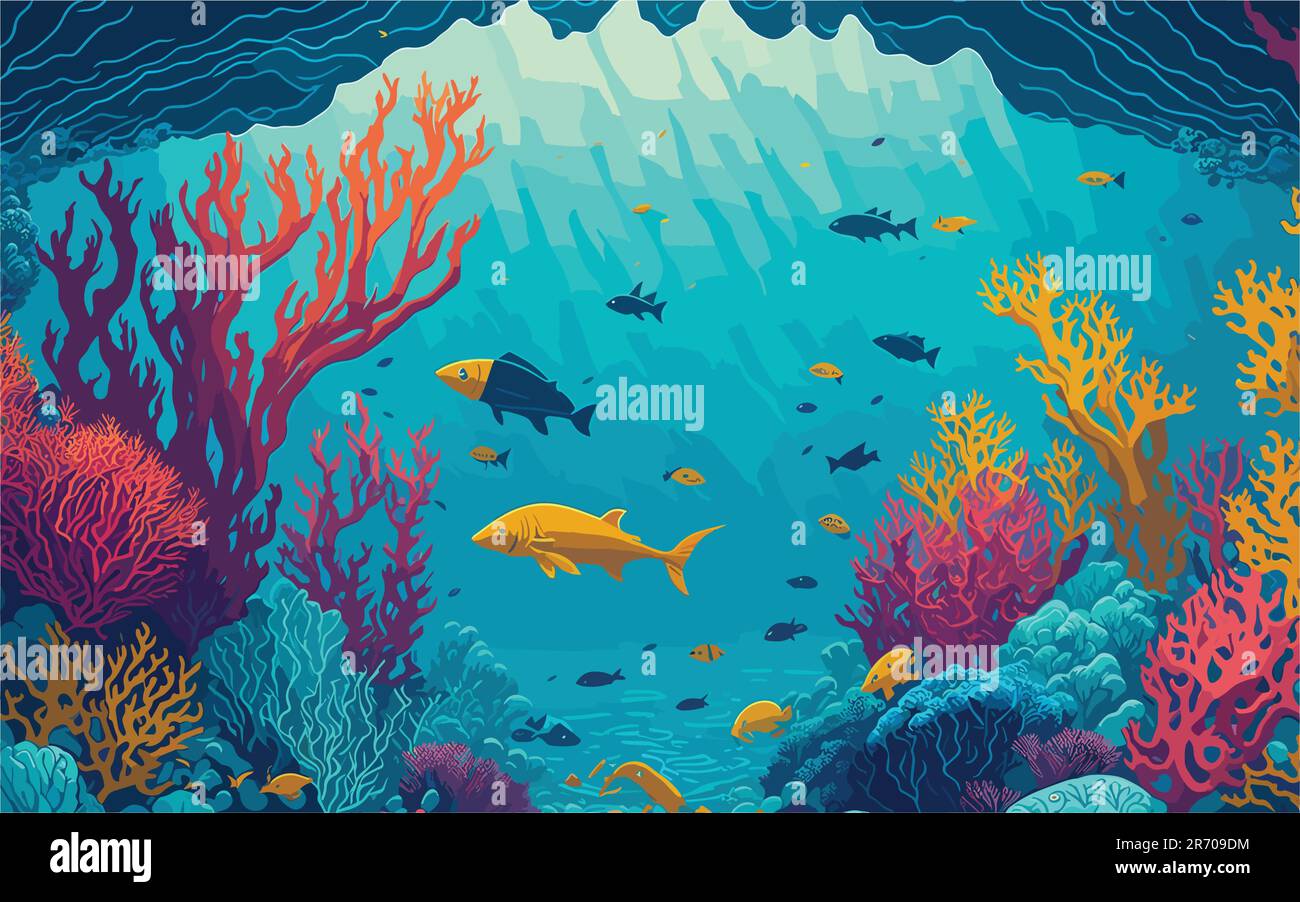 Marine conservation zone Stock Vector Images - Alamy