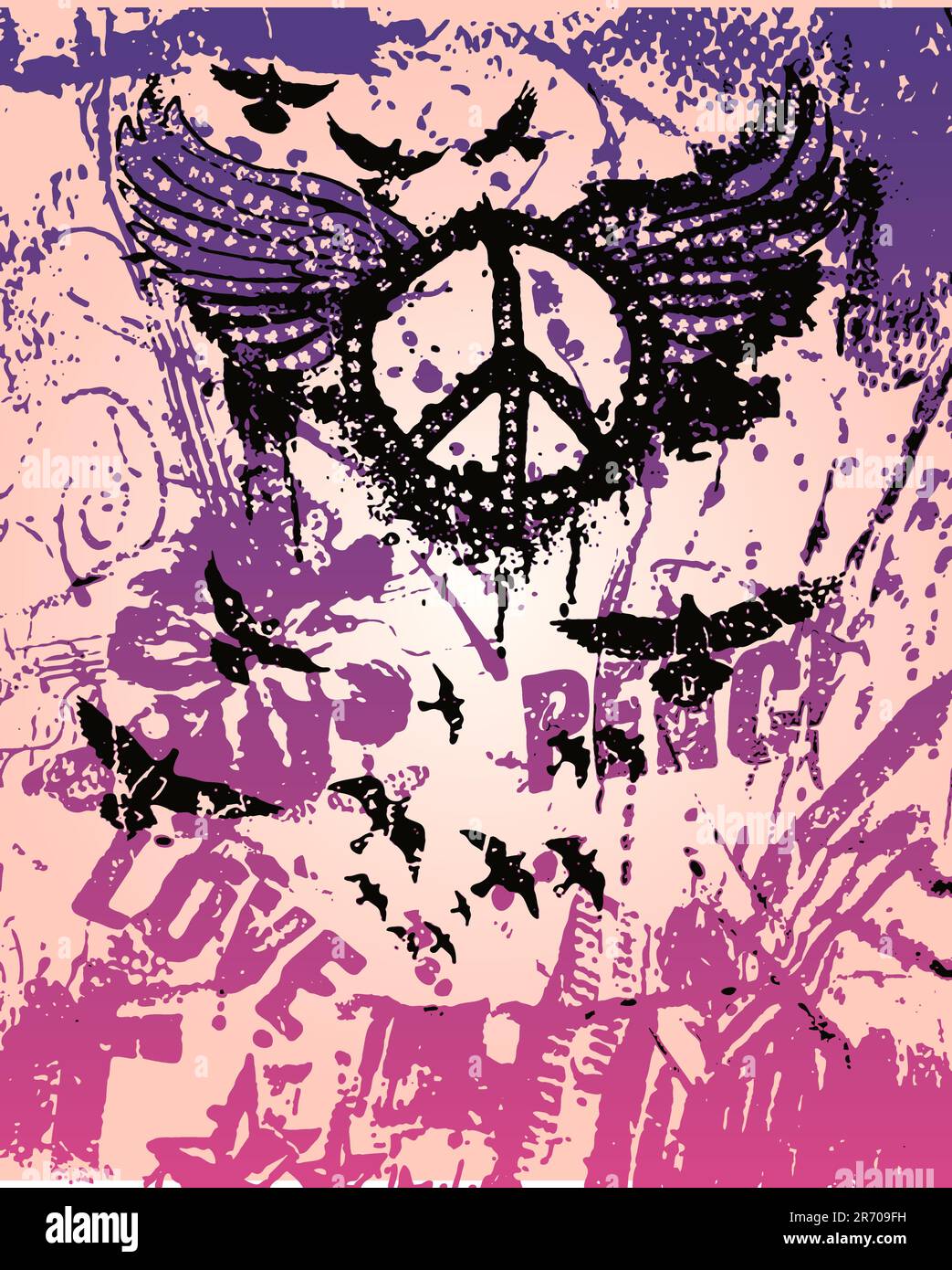 fancy peaceful card design Stock Vector Image & Art - Alamy