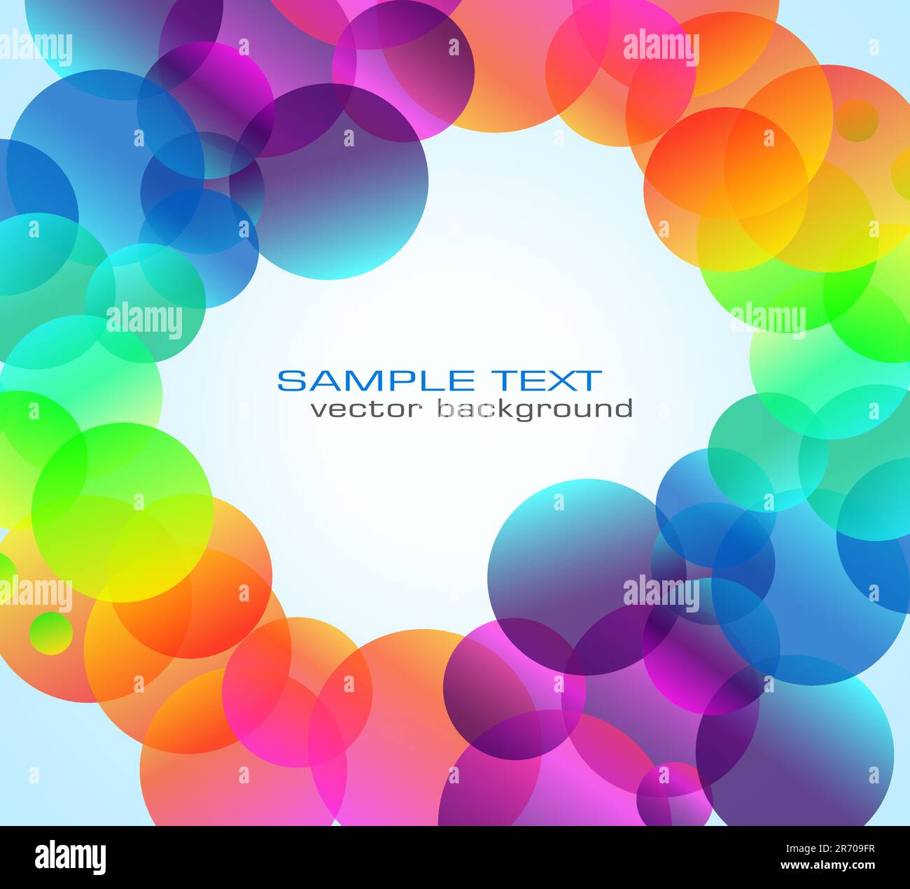 Abstract Rainbow Bubbles Background for Elegant Flyers Stock Vector Image & Art - Alamy