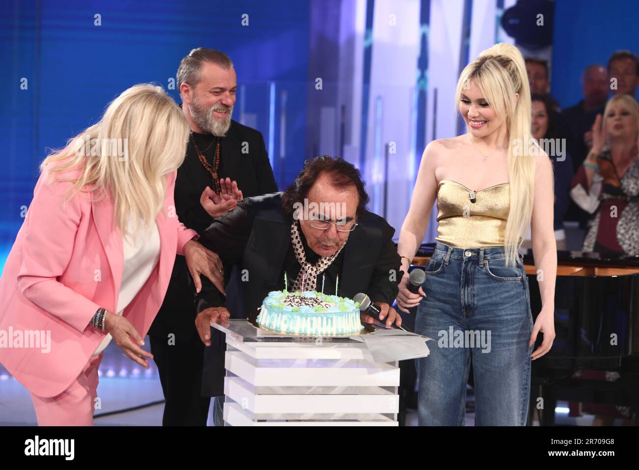 Mara Venier, Albano Carrisi, Jasmine Carrisi The singer Al Bano guest ...