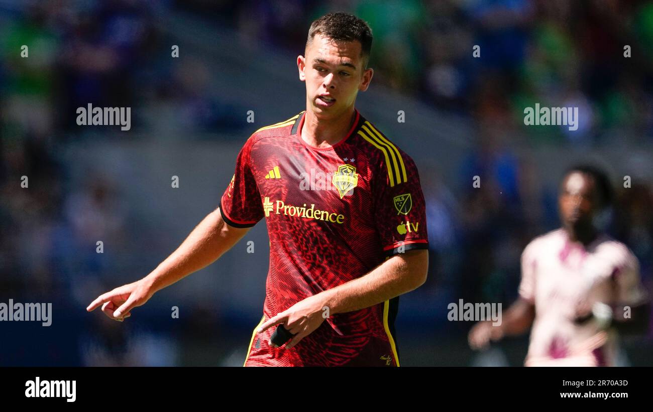 Seattle Sounders defender Jackson Ragen (25) in action during the first ...