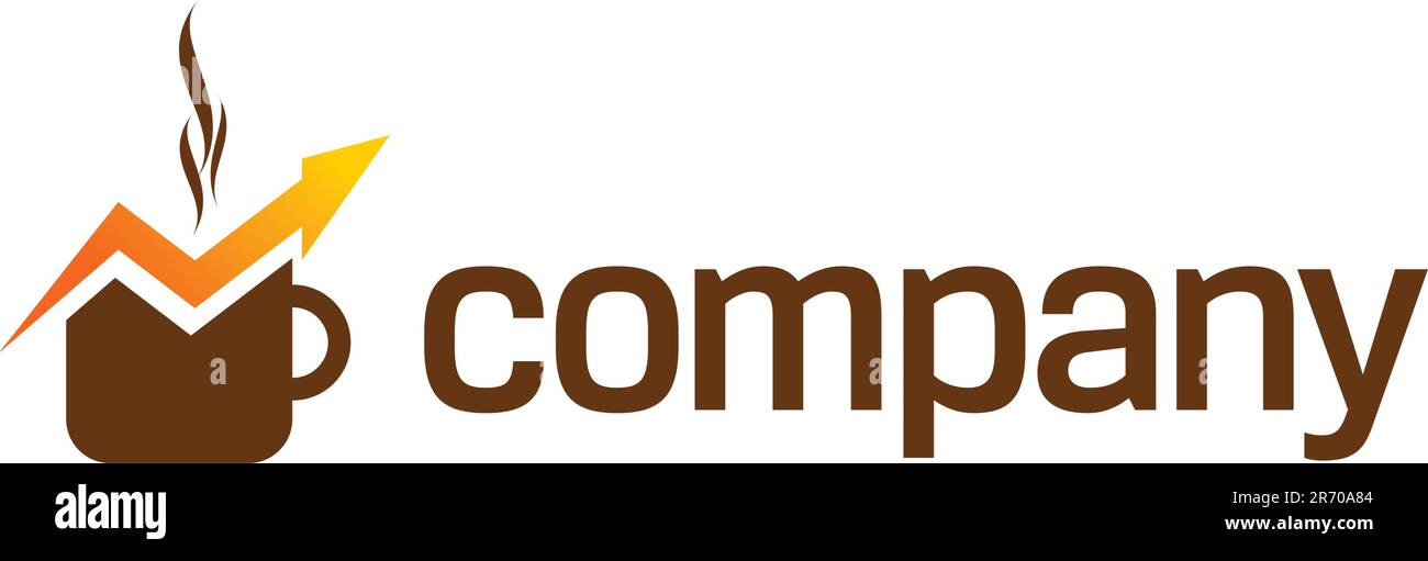 Vector arrow logo for finance company as hot market symbol Stock Vector ...