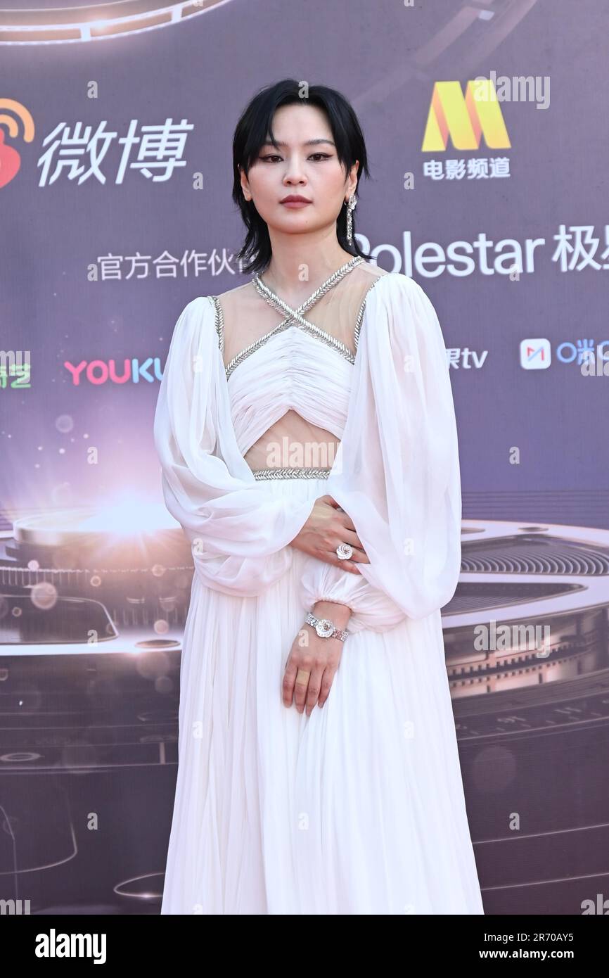 Chinese singer, songwriter, and actress Bibi Zhou attends the 2023 ...