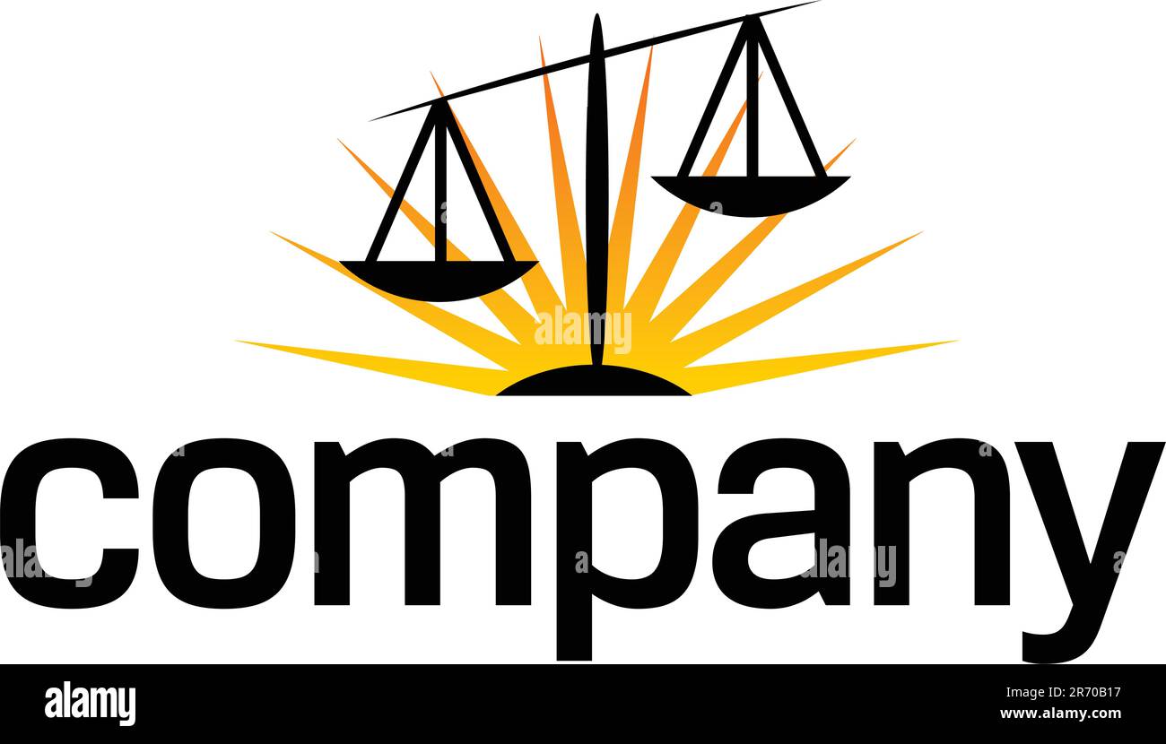 Vector: Truth scales logo for legal business Stock Vector Image & Art ...