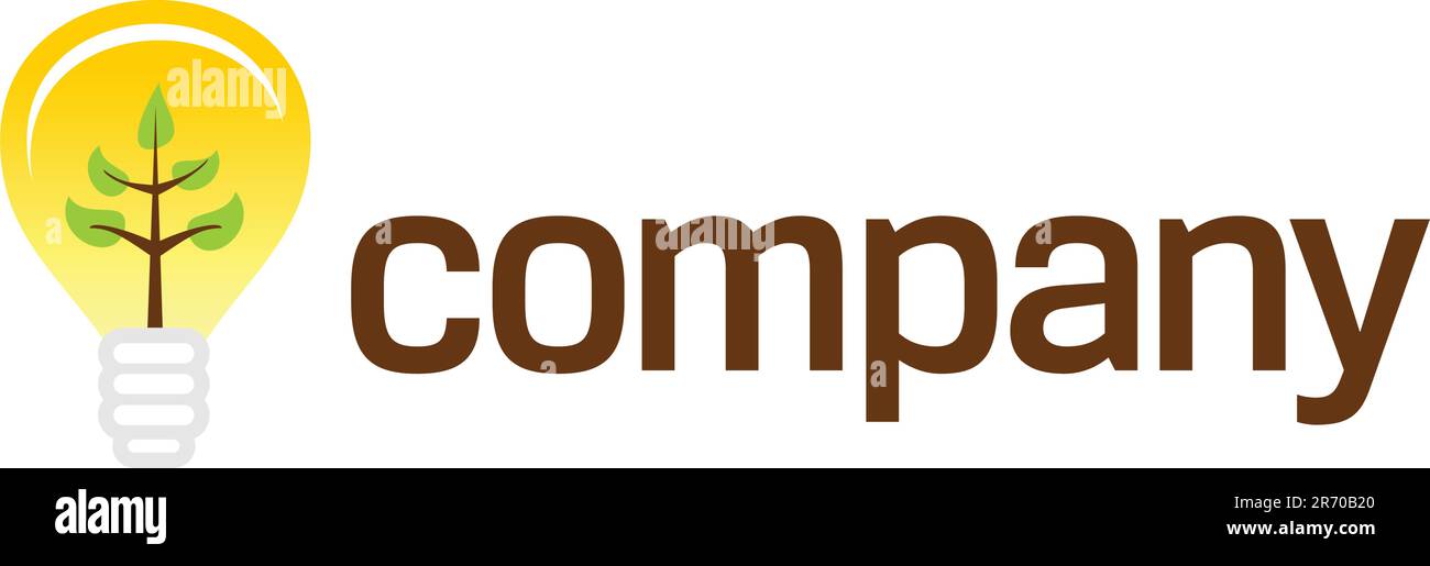 Innovation - green technology logo for eco company Stock Vector Image ...