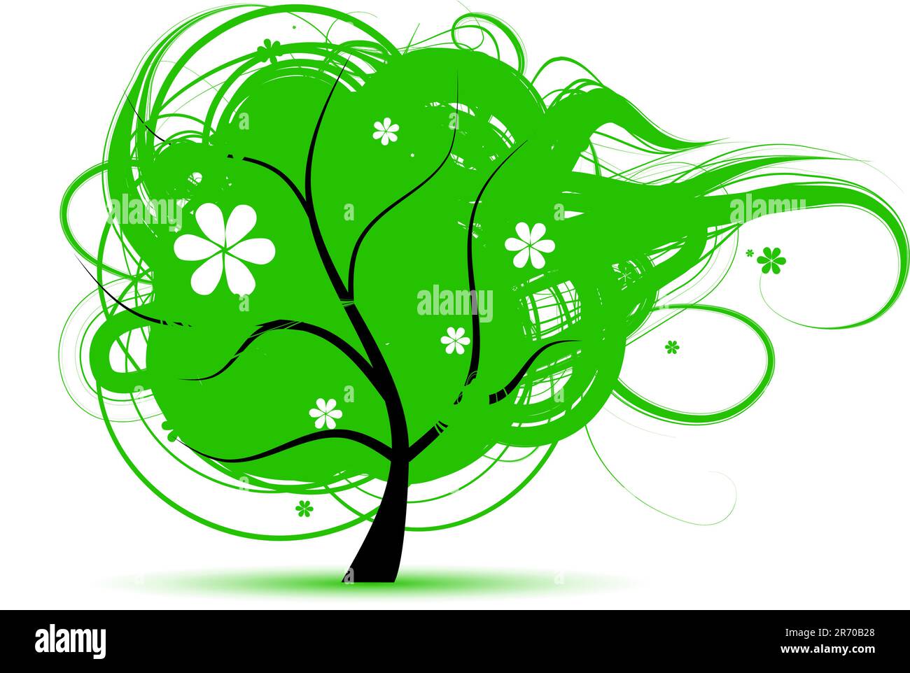 Art tree beautiful for your design Stock Vector Image & Art - Alamy