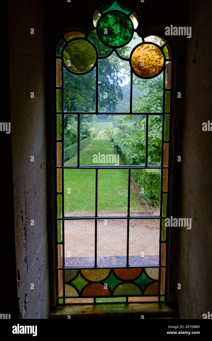 Painswick Rococo Gardens, Painswick, Gloucestershire - a view of the ...