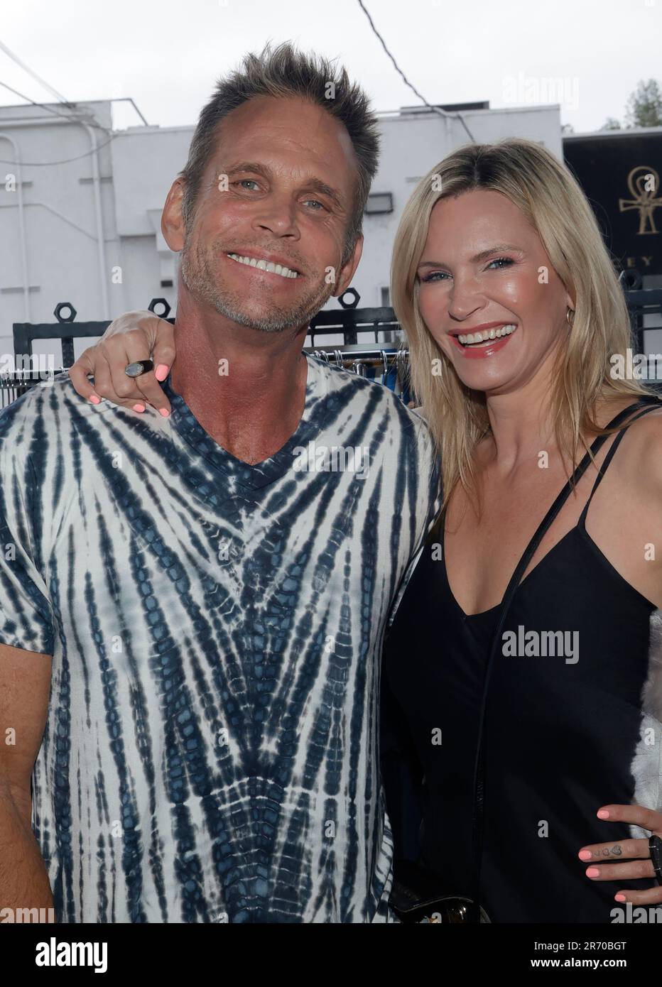 STUDIO CITY, CA - JUNE 11: Natasha Henstridge, Chris Browning at the ...