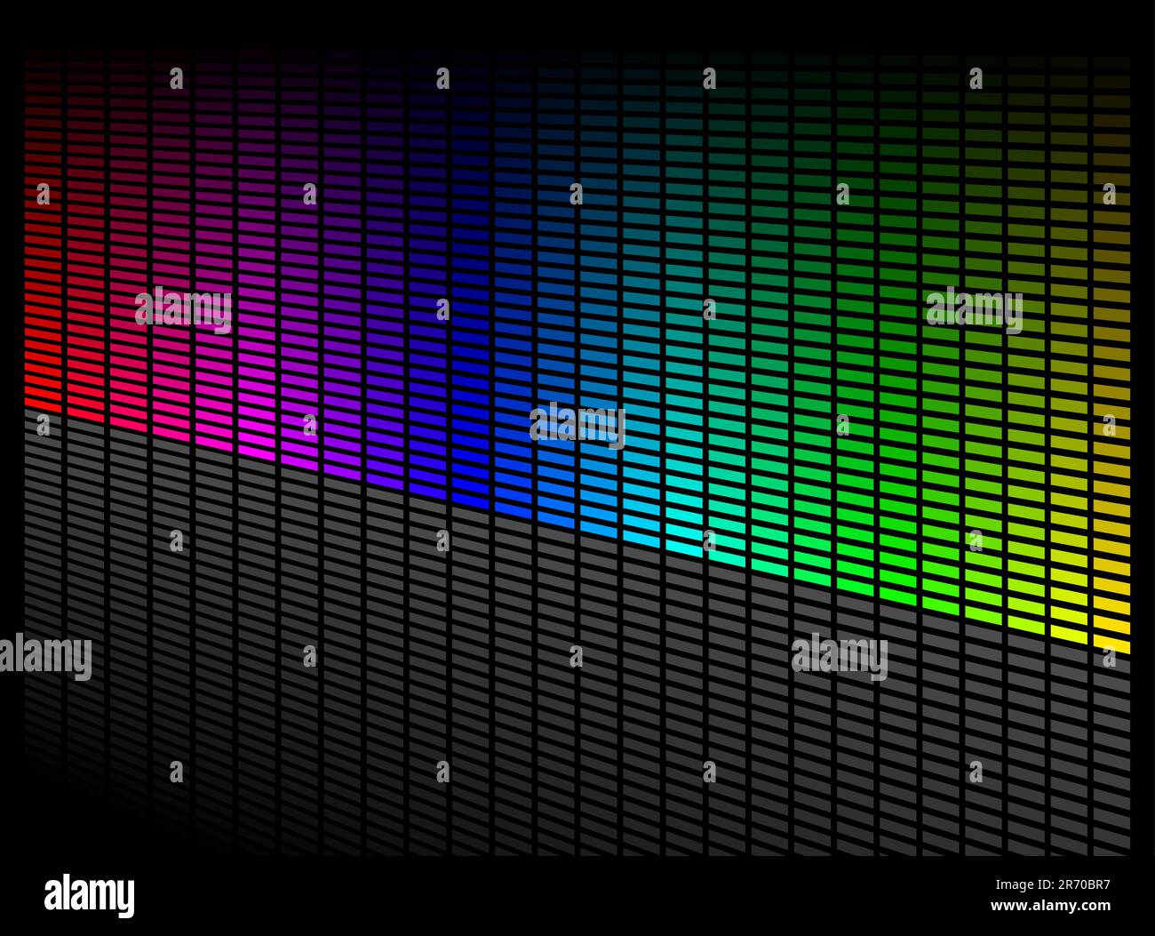Vector digital equalizer. Volume wave background Stock Vector Image ...
