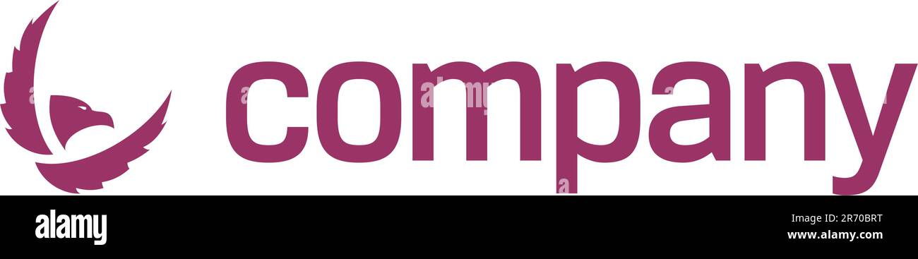 Eagle symbol as total control under security as logo icon Stock Vector ...