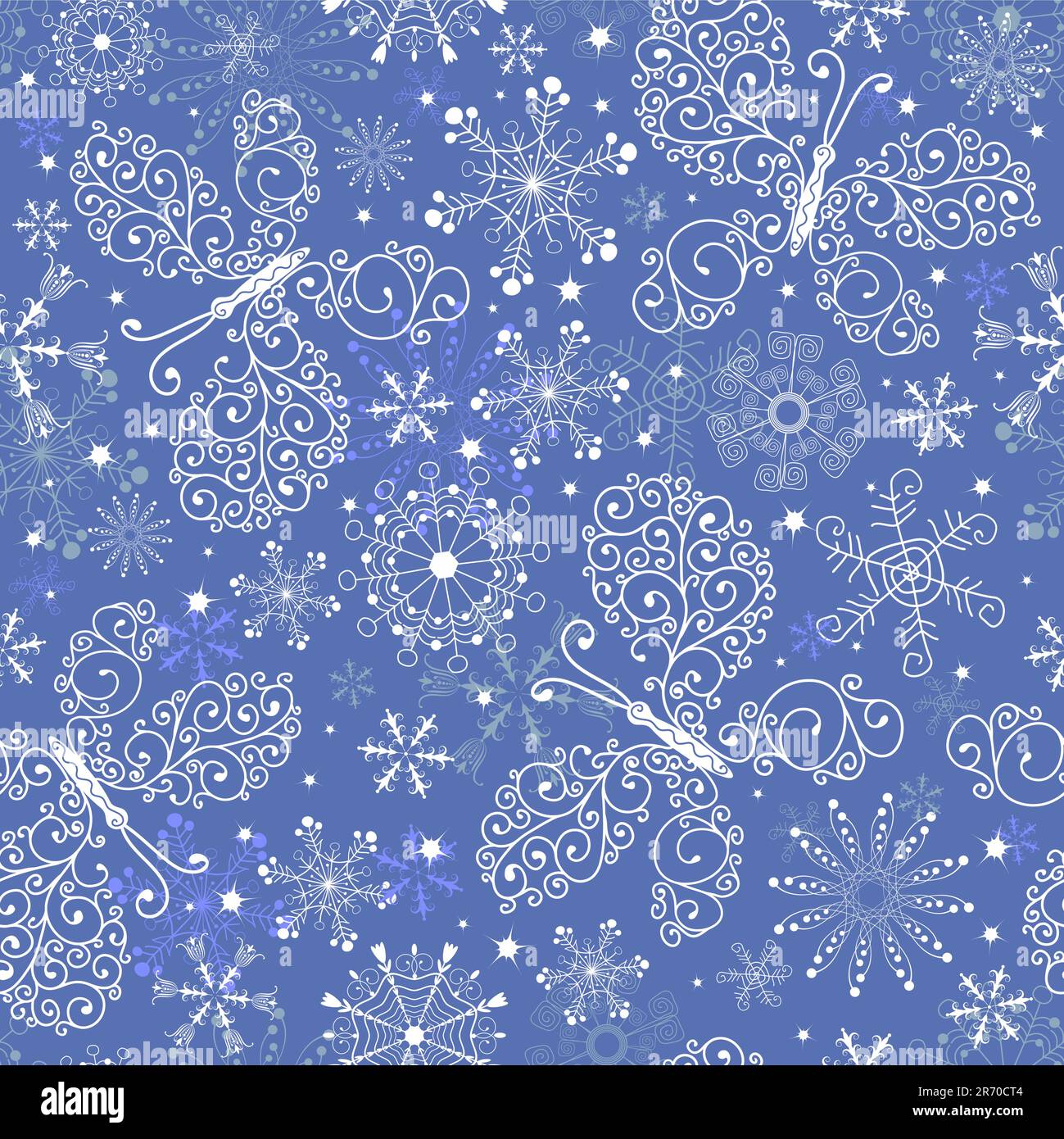 Winter repeating pattern Stock Vector Images - Alamy