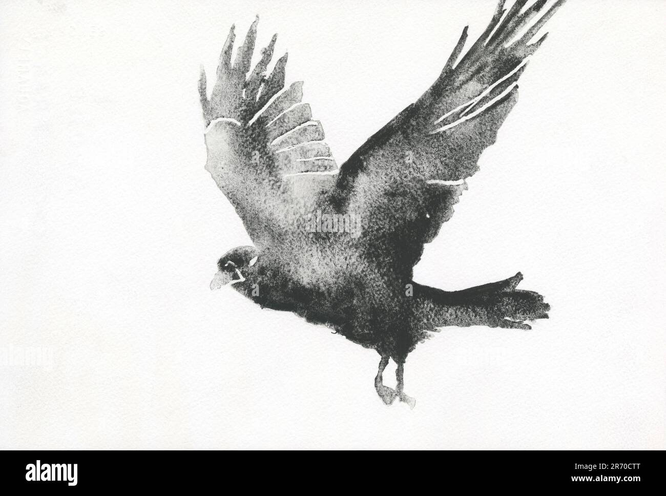 Flying Crows Painting