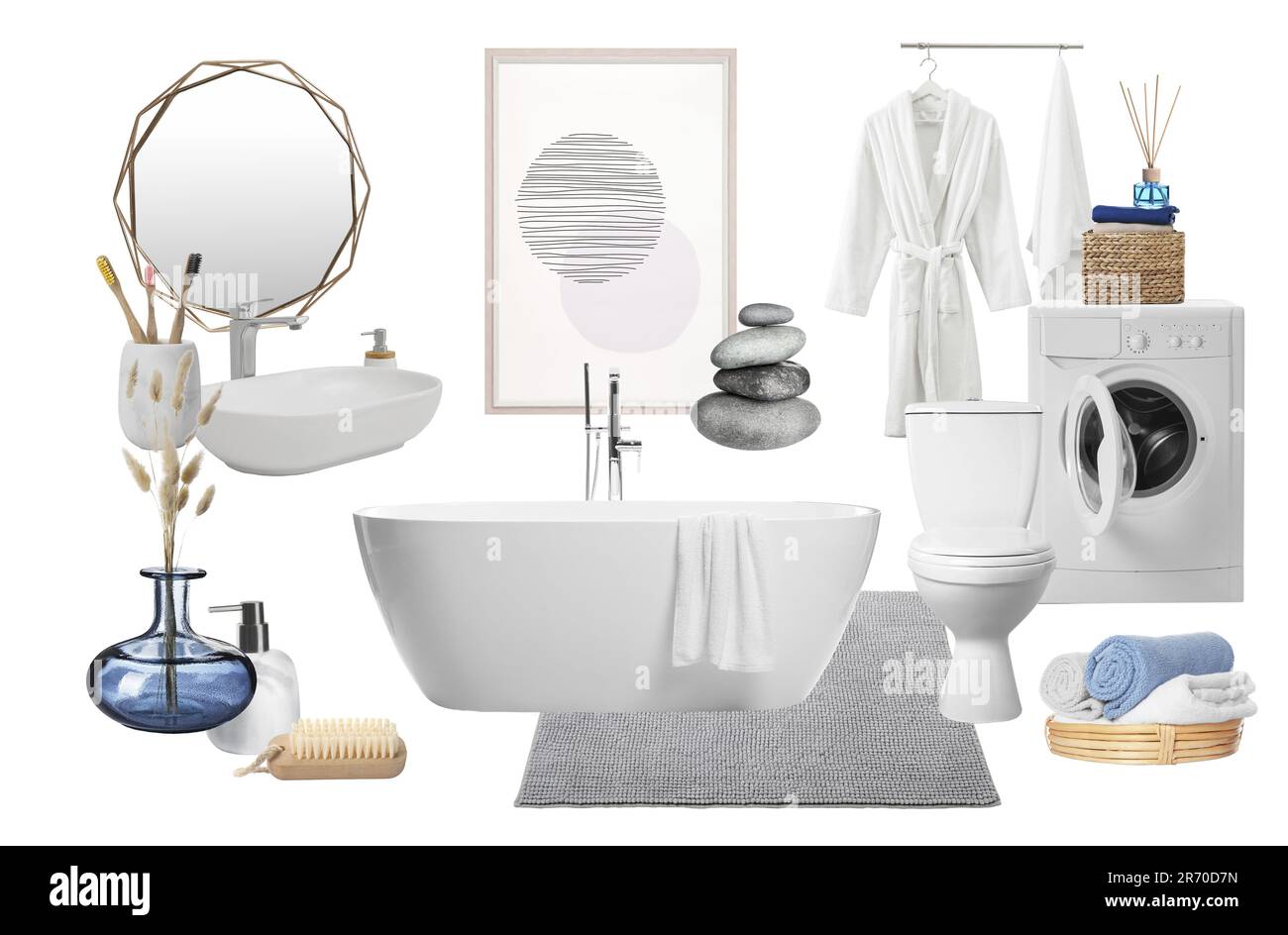 Bathtub collage element hi-res stock photography and images - Alamy