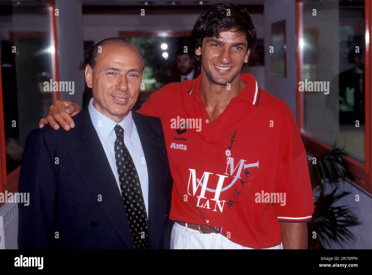 Milano - Silvio Berlusconi - archivio anni 90nella foto : Silvio ...