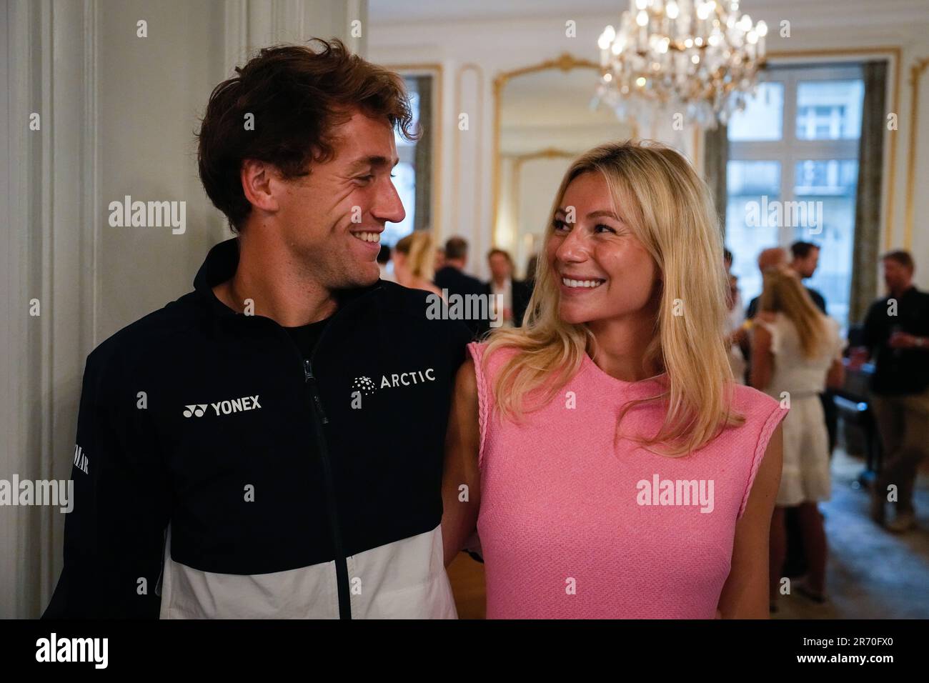 Paris, France 20230611.Casper Ruud and his girlfriend Maria Galligani ...